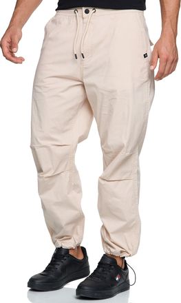 Indicode Herren INMarcos Stretchhose aus Baumwolle mit 4 Taschen | Herrenhose Stretch Hose Männer Fog, XXL