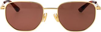 Bottega Veneta Bv1301S Sonnenbrille - - Accessories - unisex - Gelb - 52 MM