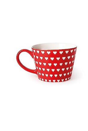 Excelsa Enjoy Lot de 1 Tasse Jumbo en Porcelaine, Rouge, 415 ML