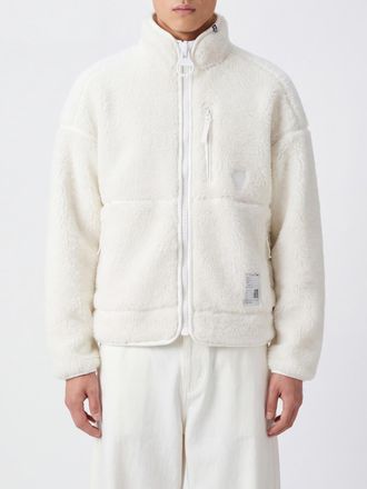Miharayasuhiro Fleecejacke mit hohem Kragen und gesticktem Logo