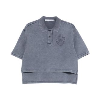 Alexander Wang Femme, Tops, Bleu, Taille: 40 FR Polo