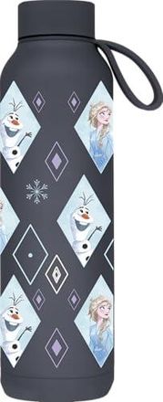 Quokka Solid X Disney Thermosflasche aus Edelstahl, doppelwandig, mit Aufh&auml;nger, Frozen Diamond