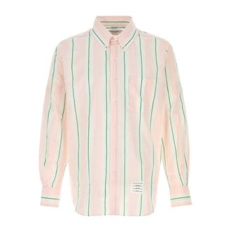 Thom Browne Homme, Chemises, Multicolore, Taille: L Chemise boutonn&eacute;e &agrave; rayures