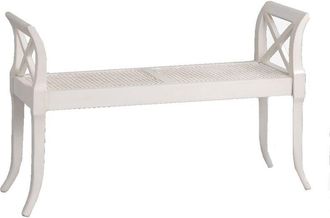 M&S Collection M&s - Amadeus - Banc 2 places blanc cass&eacute; Boston
