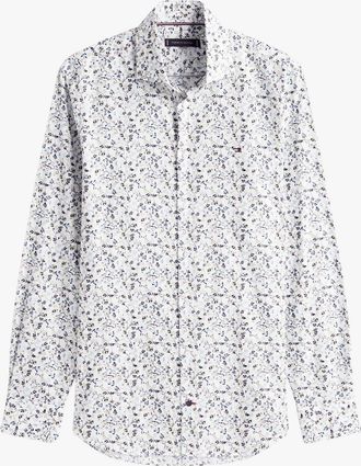 Tommy Hilfiger Chemise fleurie col classique en coton