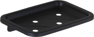 Pretyzoom Moderne Wandschale Quadratisches Regal Reinigen Einlagiges Badezimmerregal Im Vintage-Stil