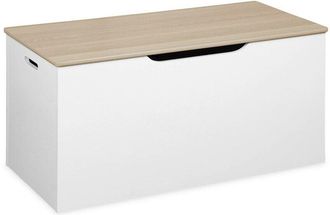 Sweeek Sweeek - Coffre à jouet - Tobias - 80x40 cm. couvercle rabattable. poignées latérales