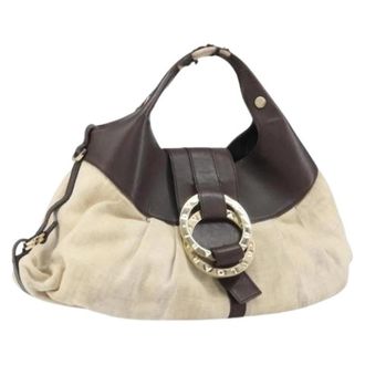 Bulgari Pre-owned Vintage Schultertasche - - Pre-owned - Damen - Beige - ONE SIZE