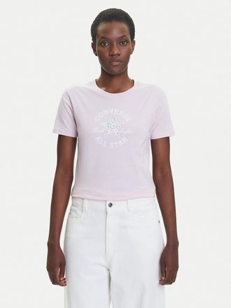 Converse T-Shirt Floral Chuck Taylor 10027751-A03 Rosa Regular Fit