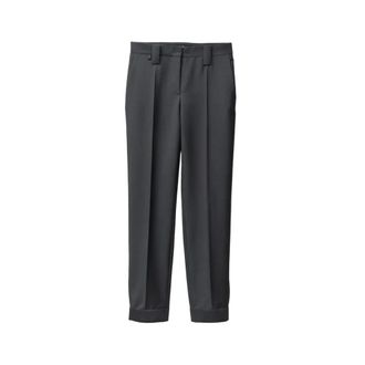 Versace Woll-Mohair-Anzughose - - Trousers - Damen - Grau - S