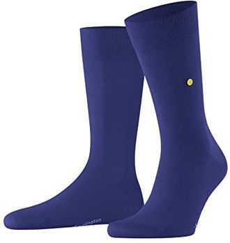 Burlington Lord Chaussettes Homme Coton Biologique Durable Blanc Noir Plus De Couleurs Unies Coupe Mi-Mollet Pour Été Ou Hiver 1 Paire