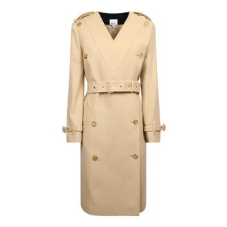 Burberry Cappotto Lana - - Coats - Damen - Beige - 2XS