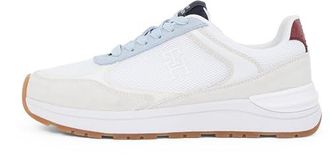 Tommy Hilfiger Baskets de Running Femme Casual Fashion Mix &Eacute;l&eacute;gantes, Blanc (White), 38