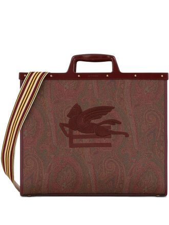 Etro Shopper mit Paisley-Print - Rot
