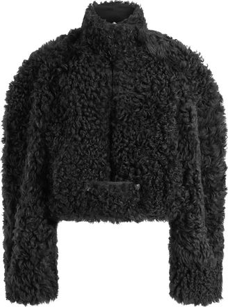 16Arlington veste Nofre en peau lainée - Noir