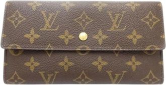 Louis Vuitton Portefeuille long (bi-pli) Pre-owned - Femme - Pre-owned - Brun - Taille: ONE Size