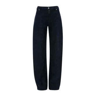 Victoria Beckham Damen, Hosen, Blau, W30Gr&ouml;&szlig;e