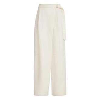 Brunello Cucinelli Sartorial Wrap Hosen - - Trousers - Damen - Beige - M