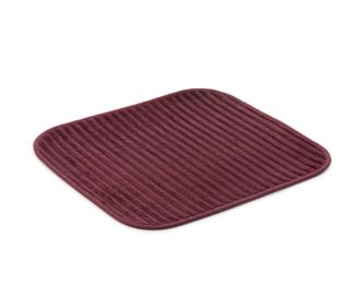 G&ouml;zze Rutschfester Weicher Badeteppich, 100% Polyester, 50 x 45 cm - Brombeere