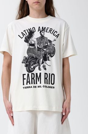 Farm Rio T-shirt en m&eacute;lange de lin