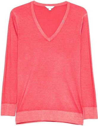 Malo Pull &Agrave; Col V - Beige Clair