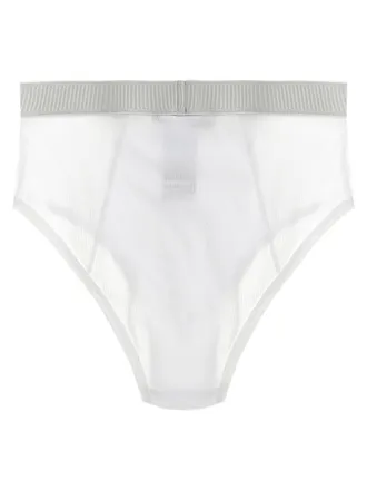 Versace Womens White Cotton Briefs Clothing