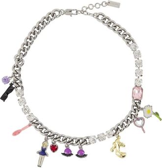 Marc Jacobs Halskette - Dollhouse Charm Necklace With Whimsical Charms - Gr. unisize - in Silber - für Damen