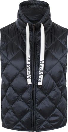 Max Mara Femme, Vestes, Bleu, Taille: 36 FR The Cube Padded quilted gilet