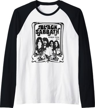 Black Sabbath Offizielle Welttournee 78 B&W Raglan