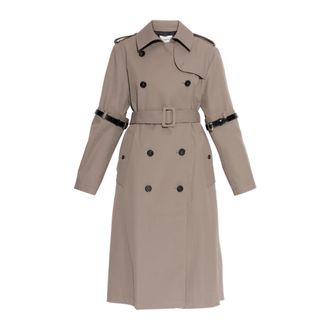 Coperni Trenchcoat mit G&uuml;rtel - - Coats - Damen - Braun - XS