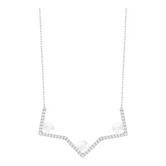 Swarovski Edify Medium Halskette - - Accessories - Damen - Wei&szlig; - ONE SIZE