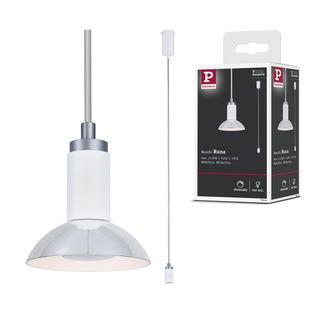 Paulmann 79522 Neordic Pendelleuchte Runa max. 20 W dimmbar Wei&szlig;, Grau Wohnzimmer Metall Beleuchtungssystem GU10