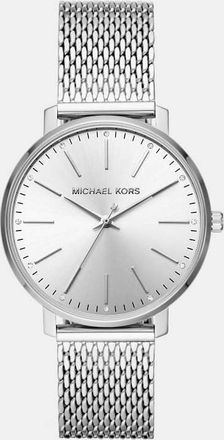 Michael Kors Pyper - Montre en acier avec mouvement &agrave; 3 aiguilles - Argent&eacute;