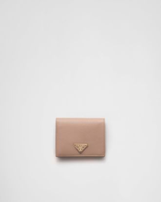 Prada Kleines Portemonnaie aus Saffiano Leder