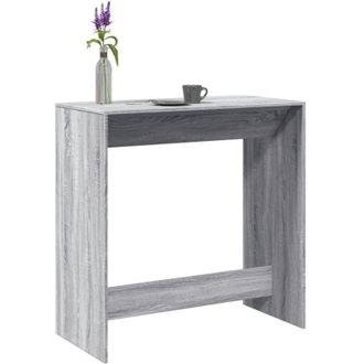 vidaXL Bartisch Grau Sonoma 102x50x103,5 cm Holzwerkstoff Vidaxl