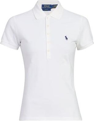 Polo Ralph Lauren Polo manches courtes &agrave; logo en coton m&eacute;lang&eacute;