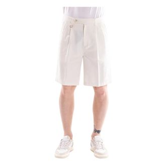 Paolo Pecora Bermuda-Shorts mit Bundfalte - - Shorts - Herren - Beige - S