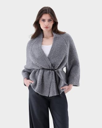 van Laack Strickjacke aus Teddy Strick