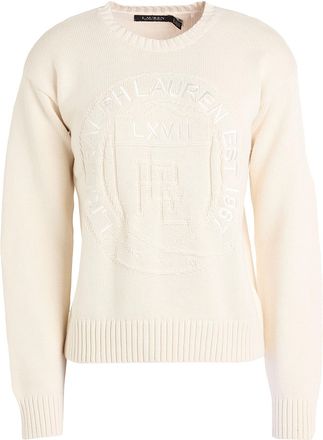 Ralph Lauren Logo-Crest Cotton Crewneck Sweater
