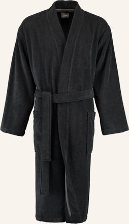 Caw&Ouml; Bademantel schwarz