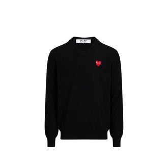 Comme Des Gar&ccedil;ons Pull droit &agrave; logo brod&eacute; en laine