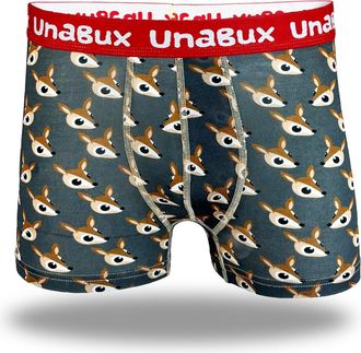 Unabux Boxer BLACK WHITE RABBIT