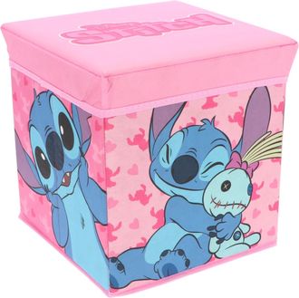 Lilo & Stitch Lilo & Stitch Opbergbox / Stoel - Rosa - Cartoon - Casual - Zusammenklappbar, Leicht, Tragbar - Lagerbox