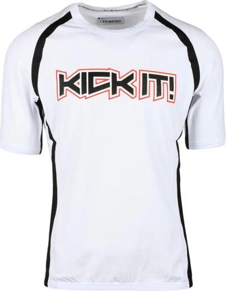 Dirk Bikkembergs Homme, Sport, Blanc, Taille: M T-Shirt dentra&icirc;nement