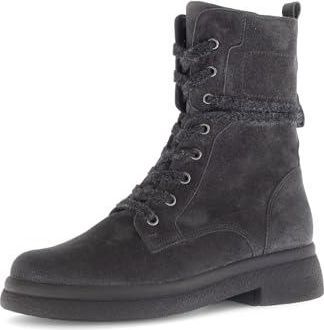 Gabor 71.742.19 Bottes à lacets en daim pour femme Gris, gris, 38.5 EU