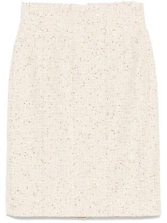 Tagliatore minijupe en tweed - Tons neutres