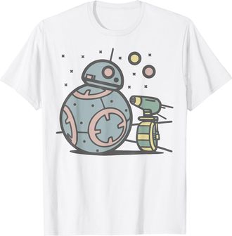 Star Wars The Rise Of Skywalker BB-8 & D-O Cartoon T-Shirt