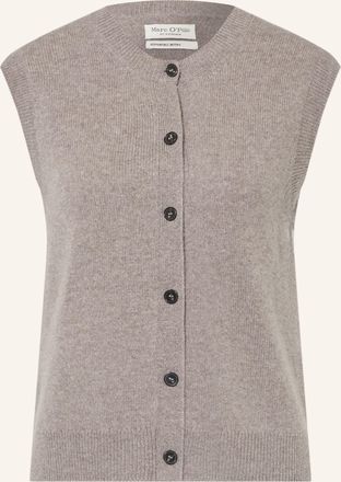 Marc O'Polo Marc Opolo Strickweste Aus Merinowolle beige