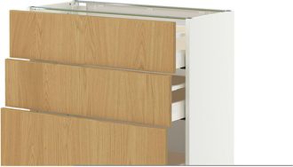 IKEA METOD / MAXIMERA Unterschrank mit 3 Schubladen