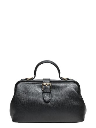 Anna Luchini Schwarz Rindsledertasche